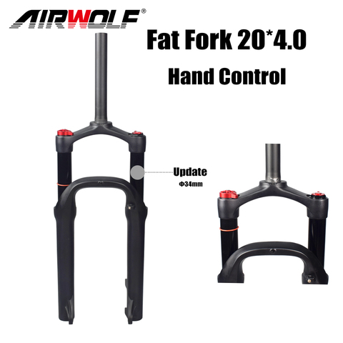 Buy Bicycle Front Suspension Fork 20 Straight Tube 4.0 Fat Tire Front ...
