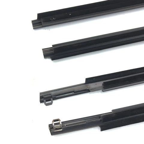 Buy Black Chrome Outer Window Weatherstrip Sweep Trim For Land Cruiser ...