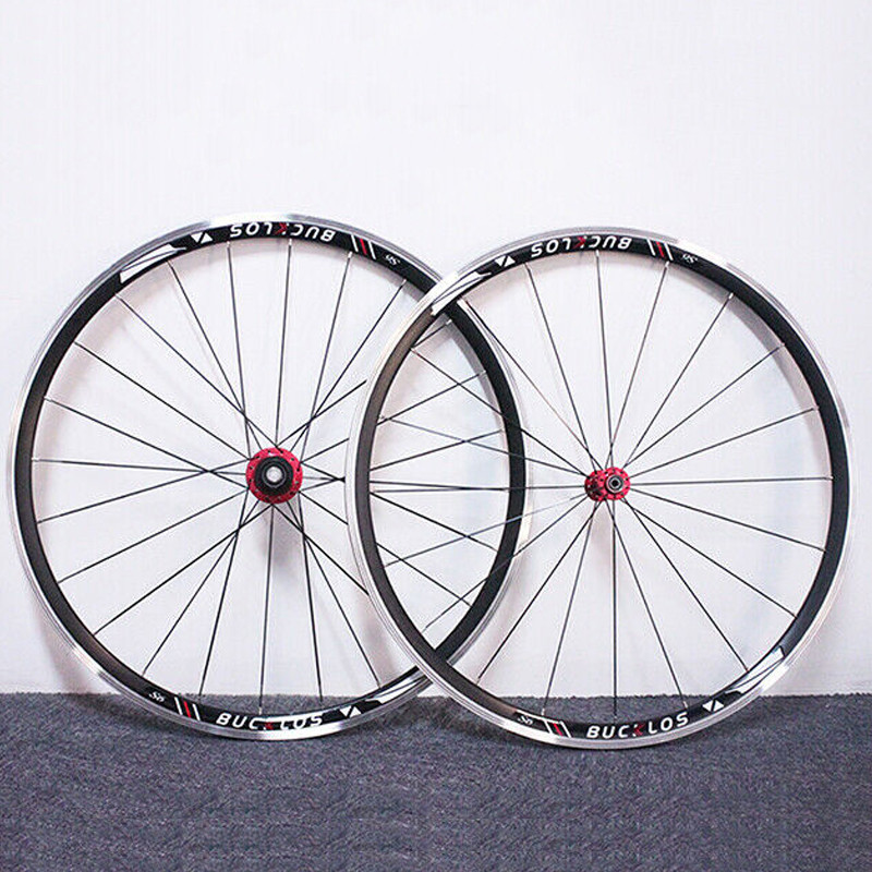 700c Tyres Road Bike Wheels 700c Et - Silver Rim Brake Wheels For 7-11 ...