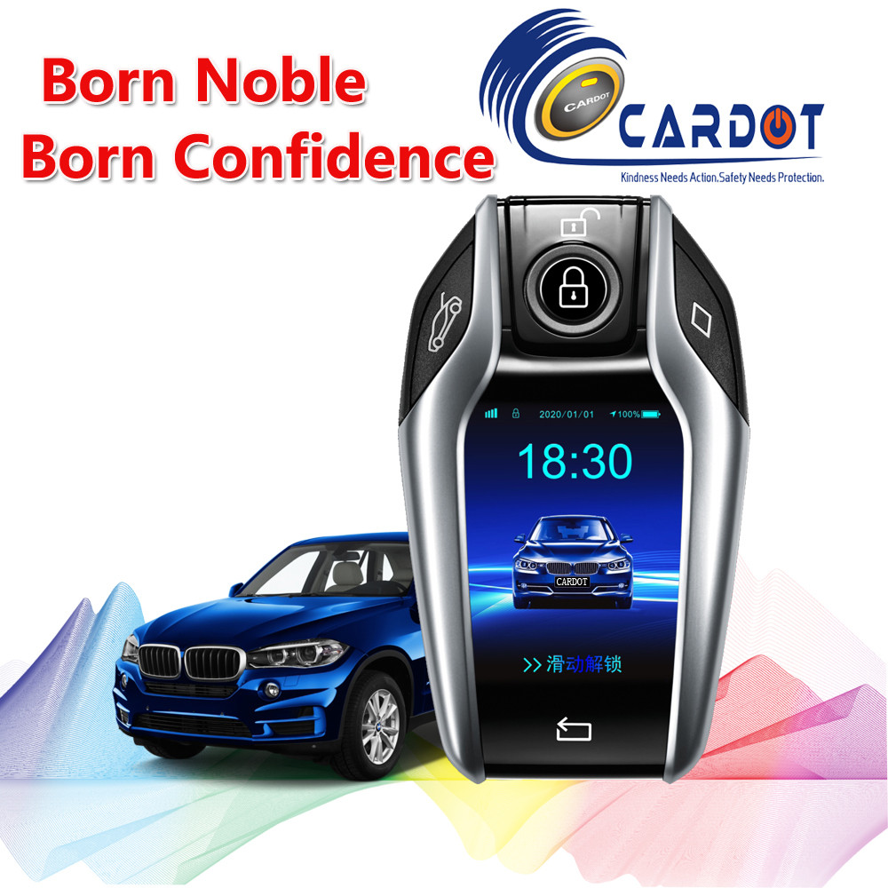 Buy Cardot Gps Gsm Smart Pke Keyless Entry Lcd Remote Starter Engine ...