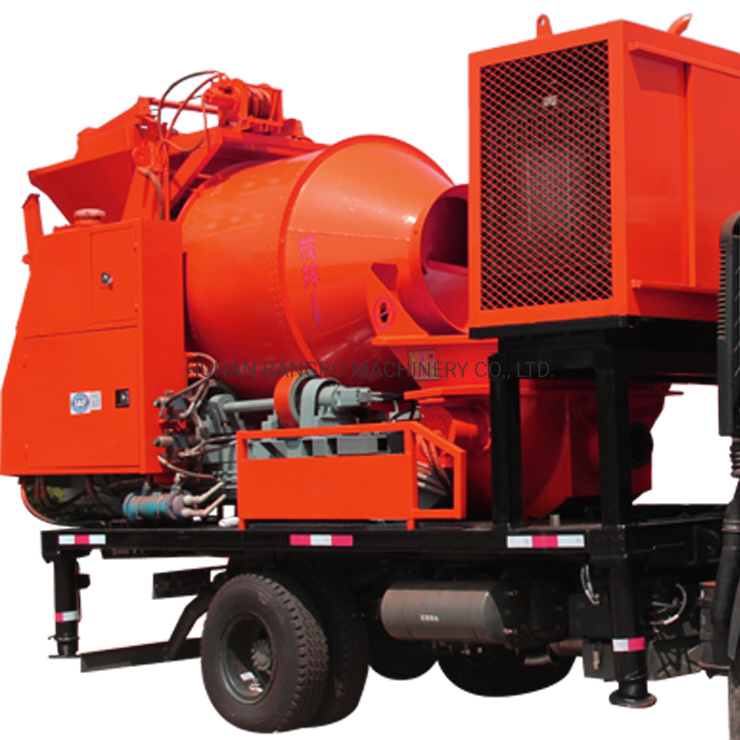 Buy Concrete Mixing Machine Drum Mixer Pump Mini Pan Truck Mounted ...