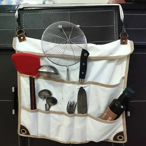 Buy Custom Logo Barbecue Tools Cooking Roll Up Carrying Bag Camping ...