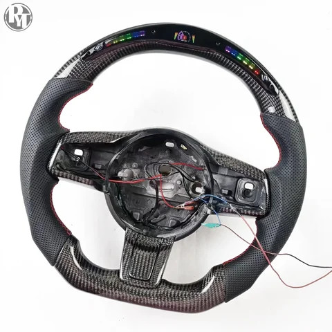 Buy Custom Mobile Controlled Led Carbon Fiber Steering Wheel For Jaguar ...