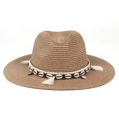 Buy Custom New Spring Straw Summer Beach Hat Straw Women Chain Detail ...