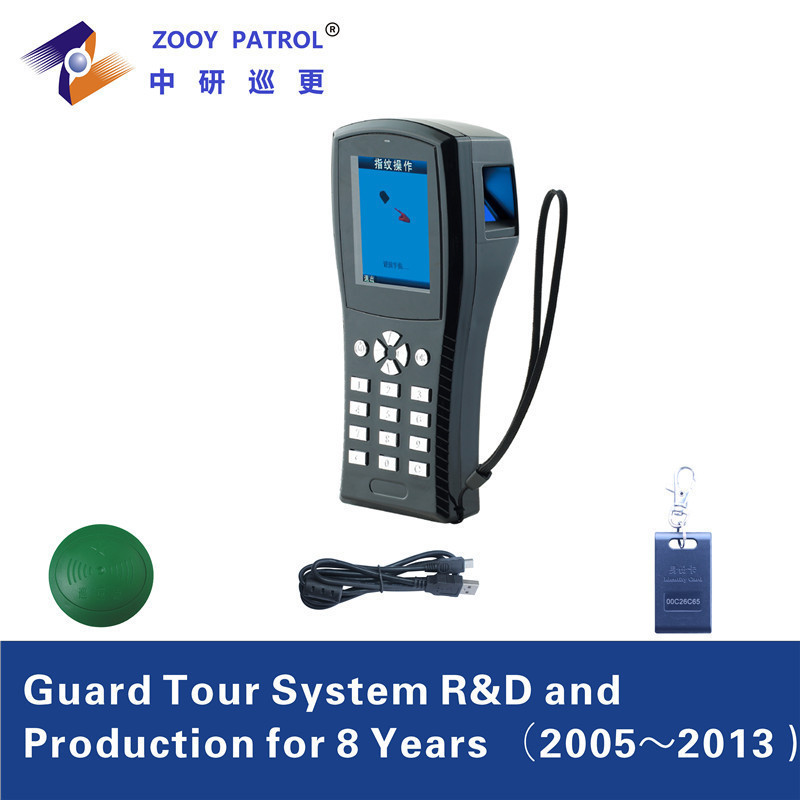 Buy Fingerprint Record Handheld Security Guard Tour Patrol Safety ...