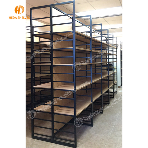 Buy Heda Miniso Retail Store Shelf Steel Wood High-end Customized ...