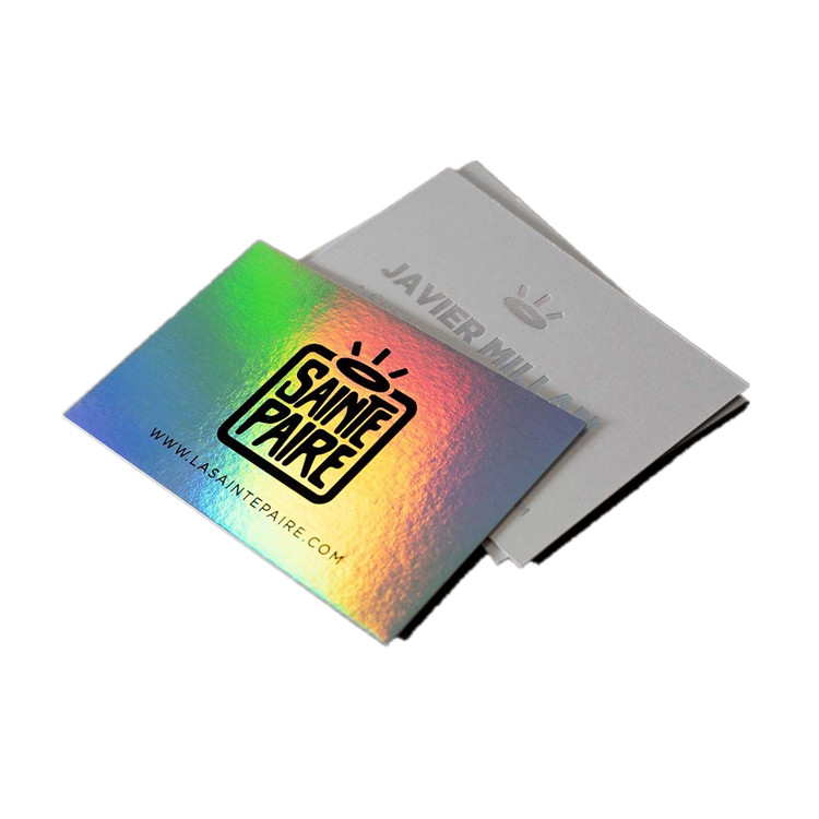 Buy Holographic Foil Gift Paper Card Printing Cardboard Business Card ...