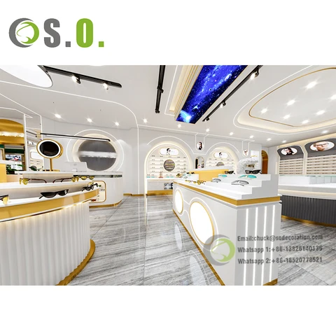 Buy Hot Sale Eyeglasses Display Shelf Optical Store Furniture Optical ...