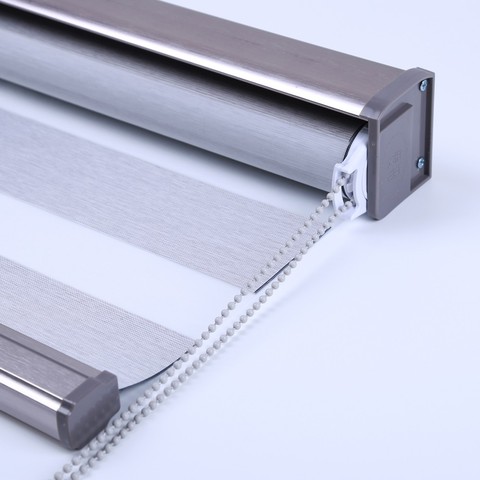 Buy Manual Double Roller Blind Motorize Zebra Blinds from Guangdong ...