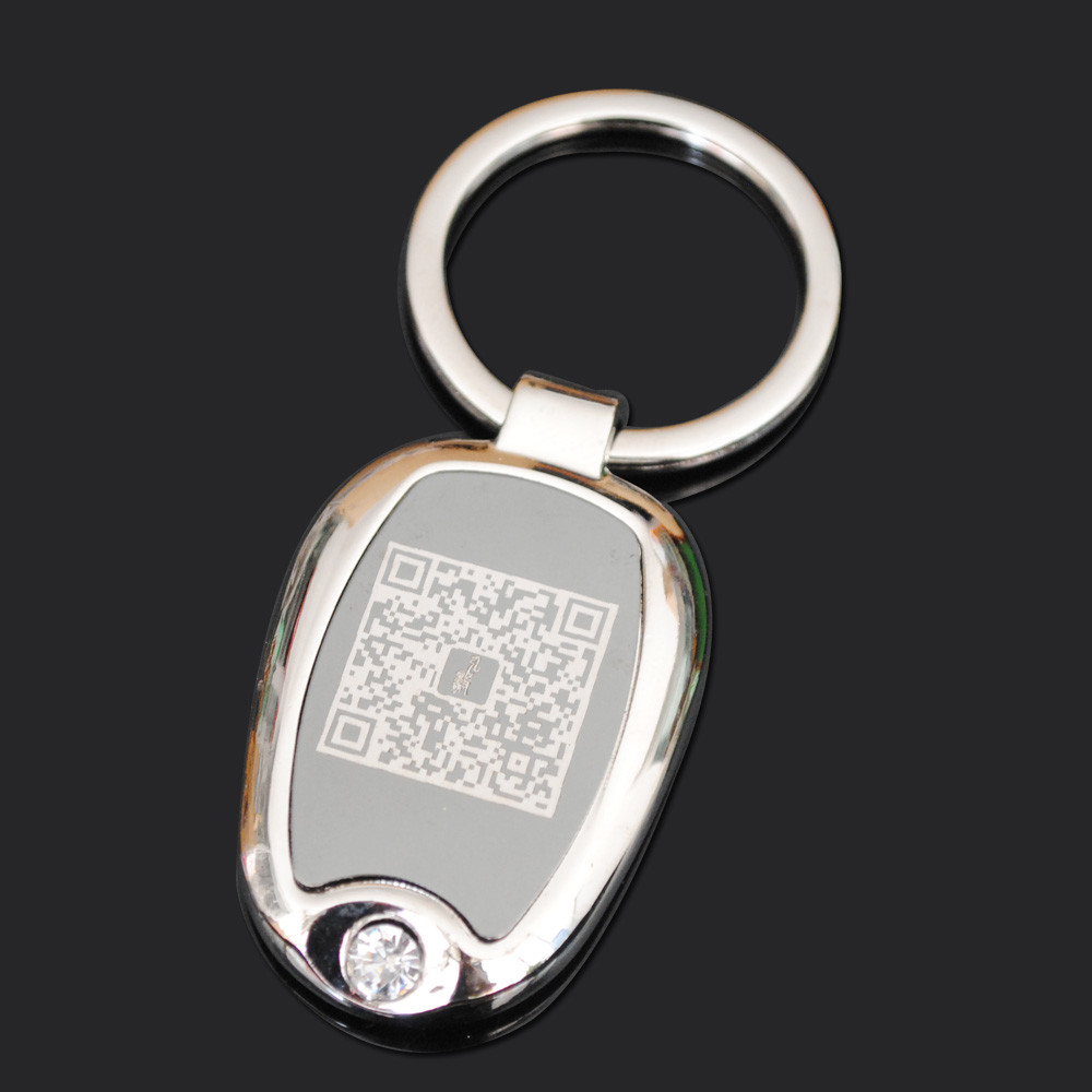 Buy Metal Keychain With Custom Qr Code from Yiwu Giftome Trading Co ...