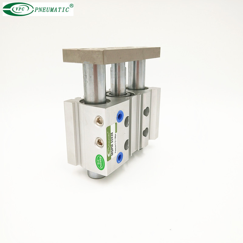 Buy Mgpm Three Shaft Pneumatic Guide Cylinder from Ningbo VPC Pneumatic ...