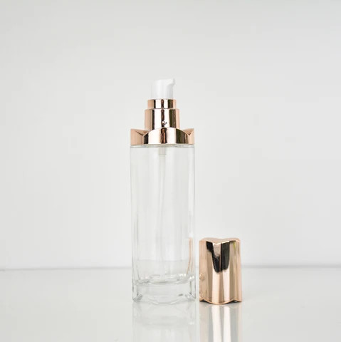 Buy 100ml Transparent Cosmetic Packing Hair Cosmetics Bottles Glass ...