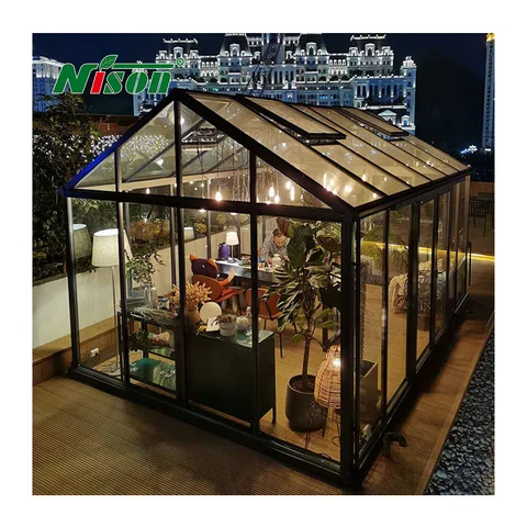 Buy Modern Movable Sunroom Foldable Standalone Glass Winter ...