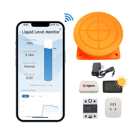Buy Moray Non-contact Wireless Water Tank Level Alarm Monitoring Water ...