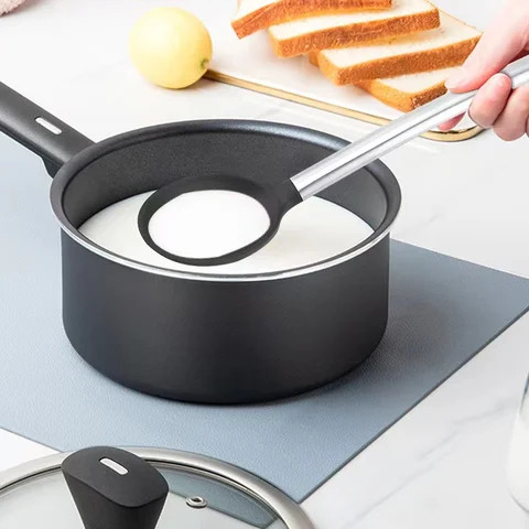 Buy New Kitchen No Harm Pot Silicone Frying Pan Shovel Rice Spoon Hot ...