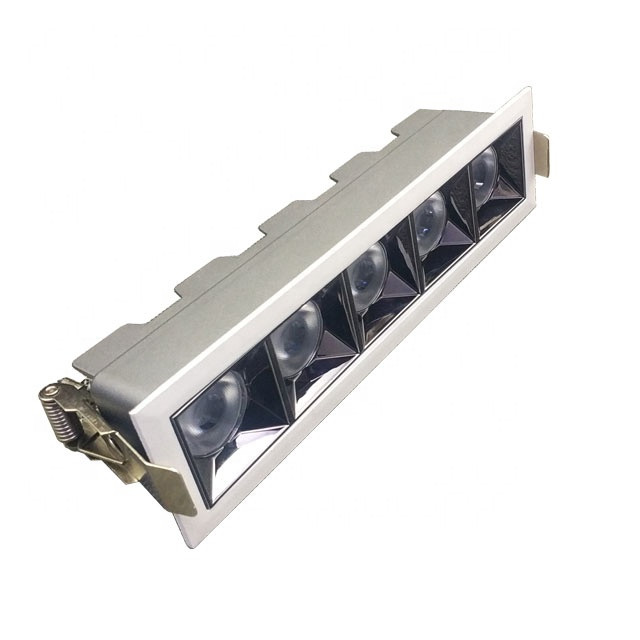 Buy New Led 5*2w Recessed Ceiling Mounted Linear Downlight from ...