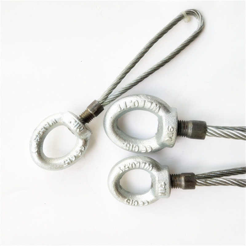 Buy Prefabricated Concrete Pressed Steel Wire Rope Lifting Sling from ...