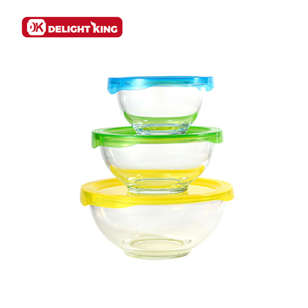 Buy Pyrex Glass Salad Mixing Bowl With Pp Lid/glass Salad Bowl With ...