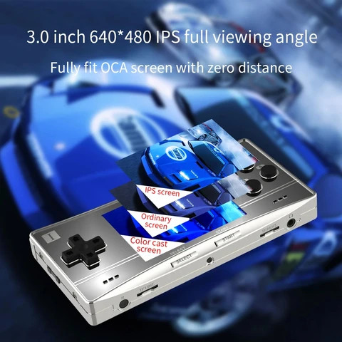 Buy Rg300x 3.0 Ips Retro Video Game Console Support Ps1 Gba Gbc 5000 ...