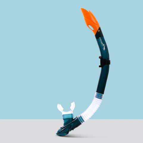 Buy Safety Swimming And Diving Silicone Snorkel Semi-dry Pvc Tube ...