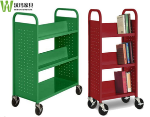 Buy School Library Furniture,steel Book Trolley,steel Library Trolley ...
