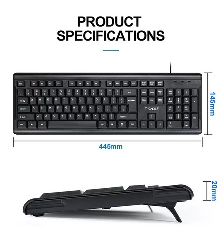 Buy The Custom T15 Keyboard Portable Monitor Spill Proof Design ...