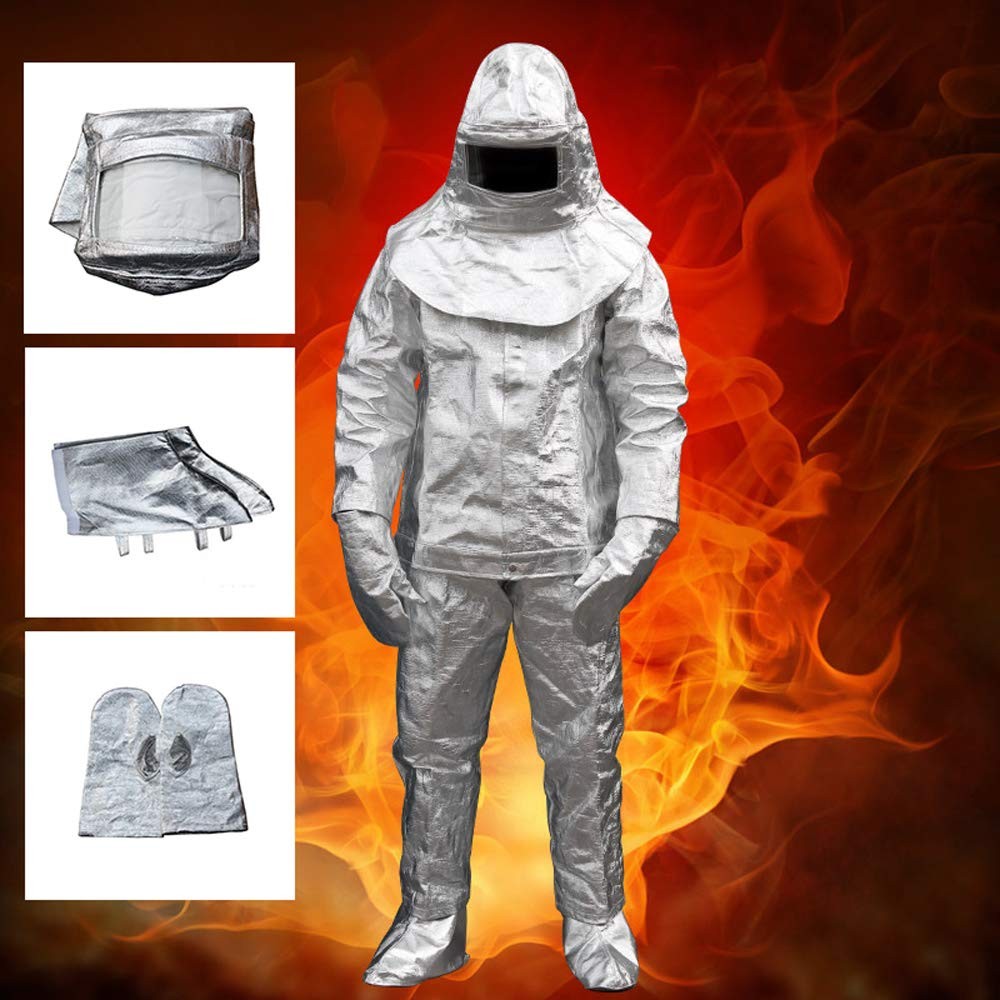 Buy Thermal Radiation Firefighter Uniform Split Fire Proximity Suit ...