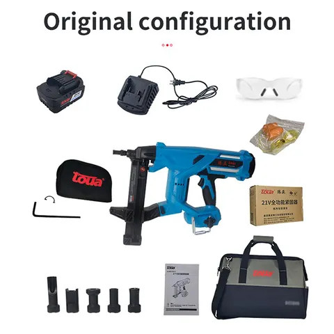 Buy Toua Dccn 40a Battery Powered Cordless Steel Nail Gun For Concrete ...