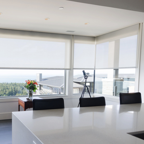 Buy Upper Open High End Motorized Remote Control Roller Blinds For ...