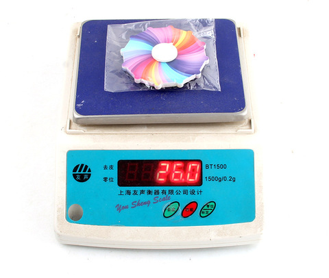 Buy Uv Print Color Rainbow Candy Fidget Finger Trip Spinner Toy For ...
