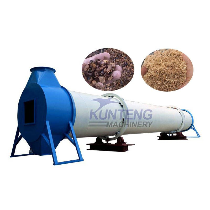 Buy Industrial Waste Dryer Drum Dryer Rotary Wood Chip Fruit Pomace ...