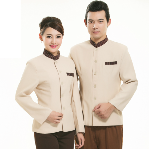 Buy "two-piece Cleaner Uniform Set With Short Sleeve Shirt And Elastic ...