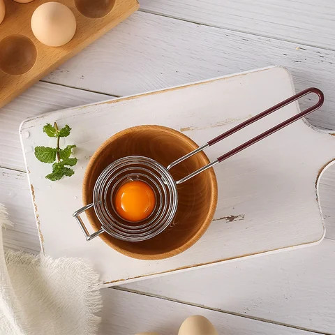 Buy 10inch Stainless Steel With Safe Handle Funnel Design Egg Divider ...
