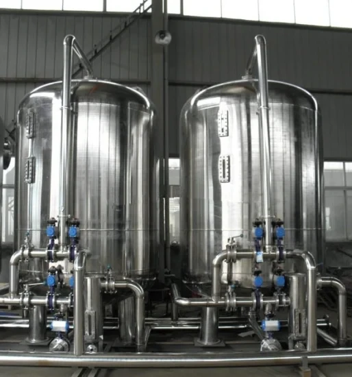 Buy 12000m3/hr Stainless Steel Multi-media Sand Filter/mechanical Water ...
