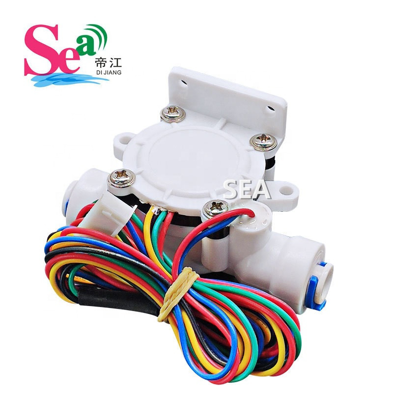 Buy 1/4 Pe Flow Sensor Mh-01 Xh-6p Flow & Temperature & Tds 3 In 1 Hall ...