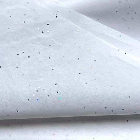 Buy 17gsm White Laser Silver Gemstones Factory Direct High Quality ...