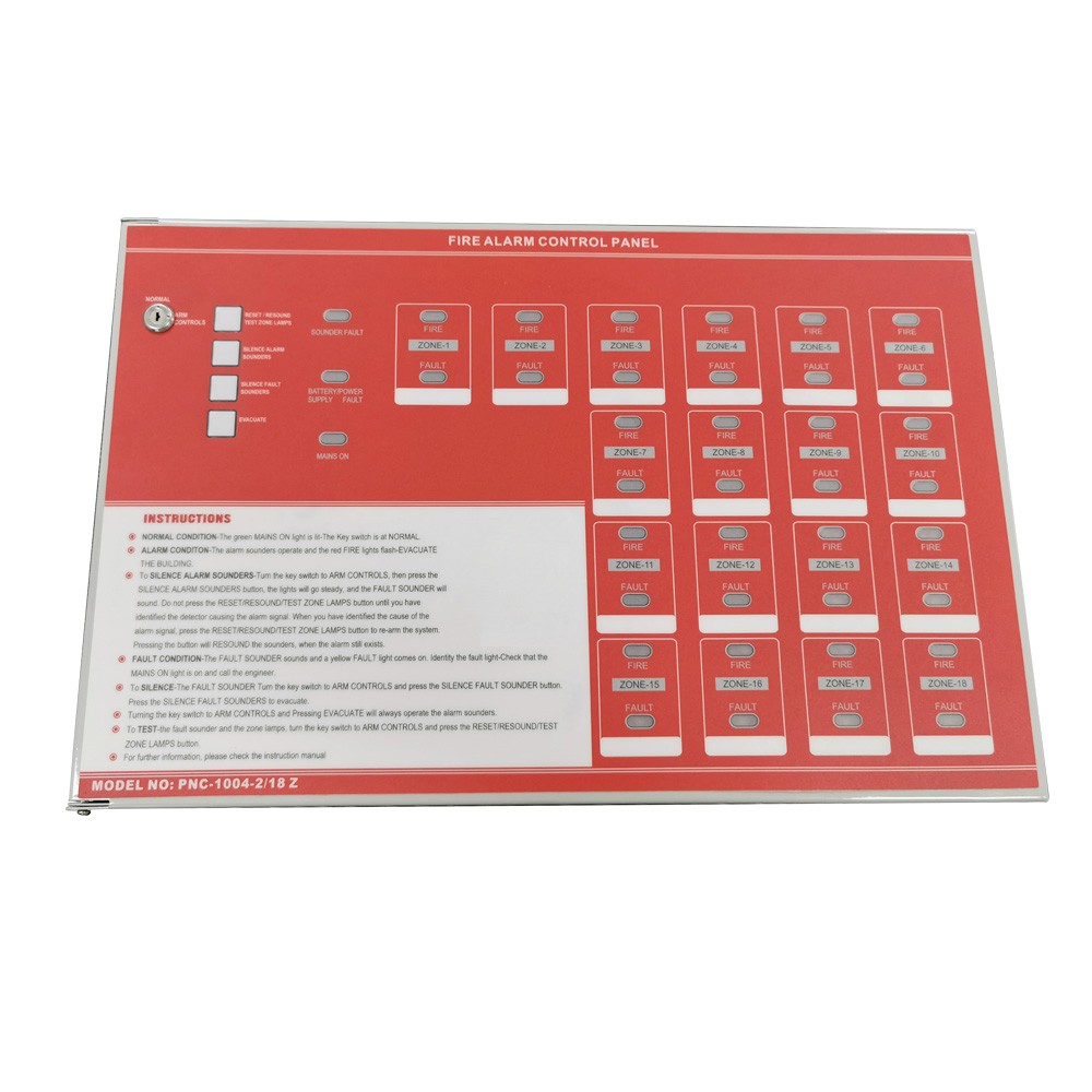 Buy 2 Wire Ce Approval Fire Alarm System Control Panel Conventional Non ...