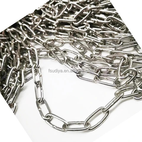 Buy 201 Chain Stainless Steel Chain 304 6mm Steel Chain For Lifting ...