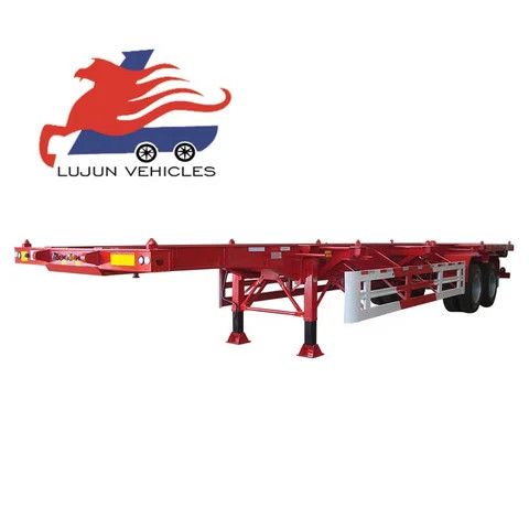 Buy 20ft Container Chassis Skeleton Container Truck Semi Trailer from ...