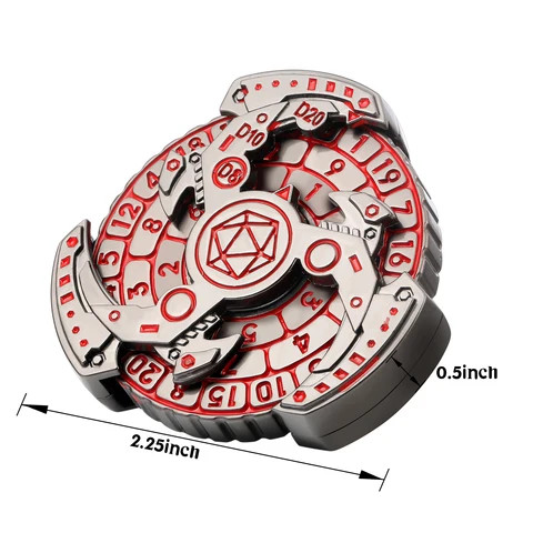 Buy 7-in-1 Spinner Dnd Dice Set Roulette Wheel Dice Dungeons And ...