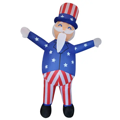 Buy Adult Classic Uncle Sam Cosplay Air Blow-up Fancy-dress ...