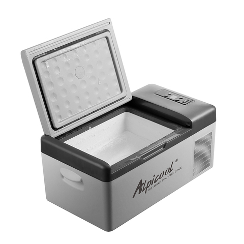 Buy Alpicool C15 15l Portable Car Fridge Dc And Ac Connection Cables ...