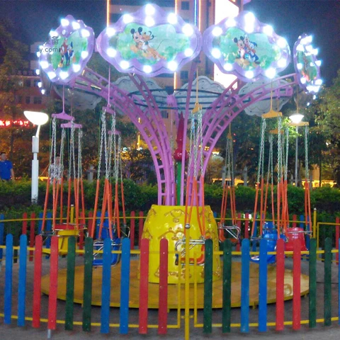 Buy Cheap Amusement Park Rotating Rides Kids Mini Flying Chair For ...