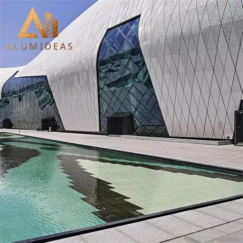 Buy Cnc Laser Cut Aluminium Cladding Panels Morden Design Building ...