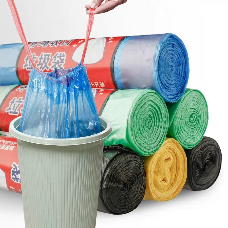 Buy Custom Biodegradable Plastic Roll Garbage Bags Eco Friendly Trash ...