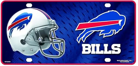 Buy Custom Buffalo Bills Unisex License Plate 6 X 12 Inches American ...