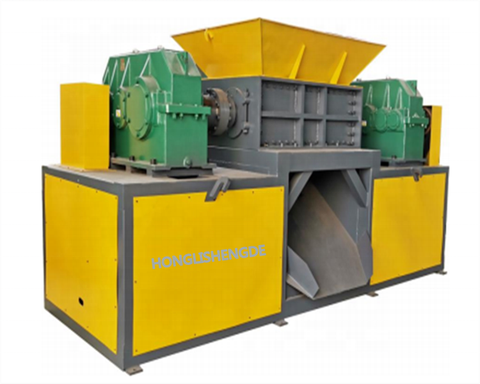 Buy Double Shaft Mini Tire Scrap Metal Wood Chipper Usb Paper Home ...