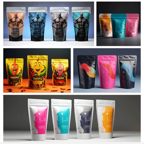 Buy Dry Food Snack Cashew Nuts Printed Doypack Smell Proof Stand Up ...