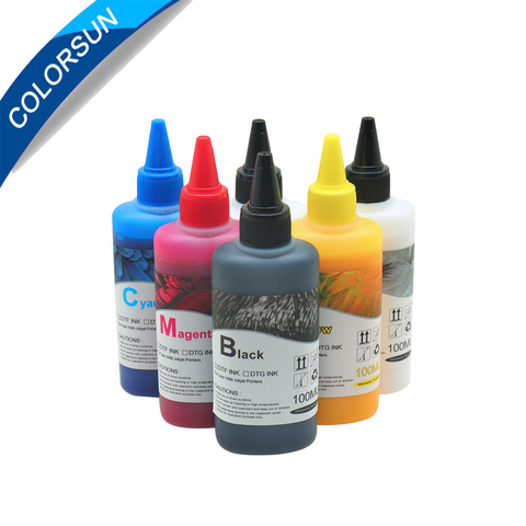 Buy Dtf Heat Transfer Ink 100ml Each Color Textile Pigment Ink from ...