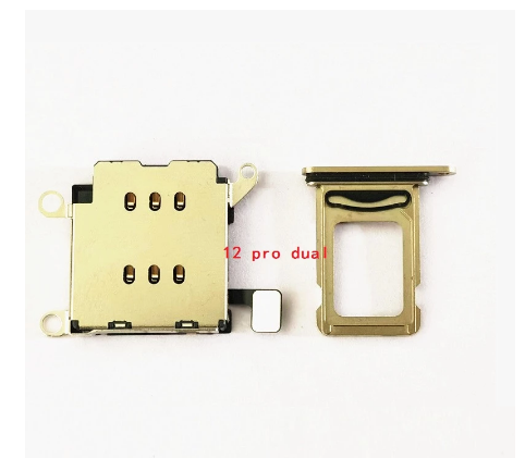 Buy Dual Sim Card Reader Connector Flex Cable With Sim Card Tray For ...